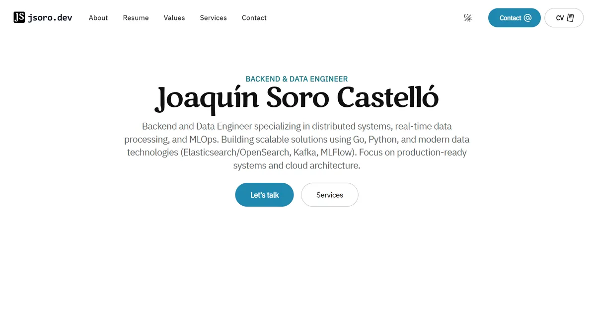 Joaquín Soro Castelló | Personal Website — Joaquín Soro Castelló